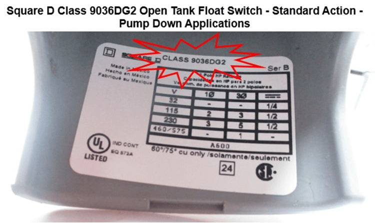 Standard Action vs. Reverse Action Float Switches