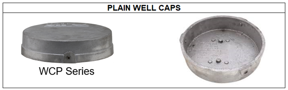 What are the PROS and CONS of Plain, Conduit, and Watertight Well Caps?