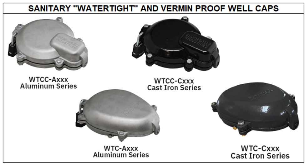 What are the PROS and CONS of Plain, Conduit, and Watertight Well Caps?