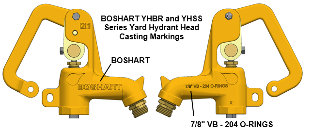 What replacement plunger do I need for a Boshart yard Hydrant?