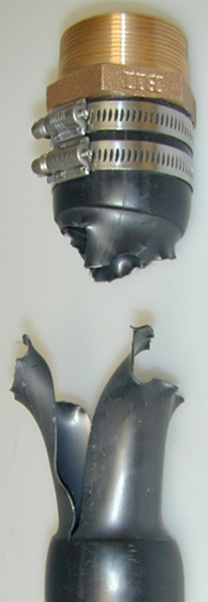 How do you make a secure connection between a barbed insert fitting and ...