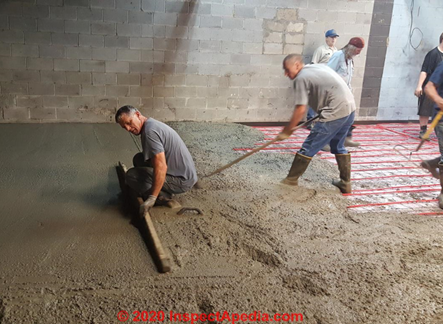 Can PEX pipe be installed in concrete or under concrete slab?