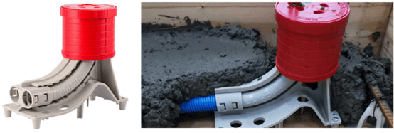 Can PEX pipe be installed in concrete or under concrete slab?