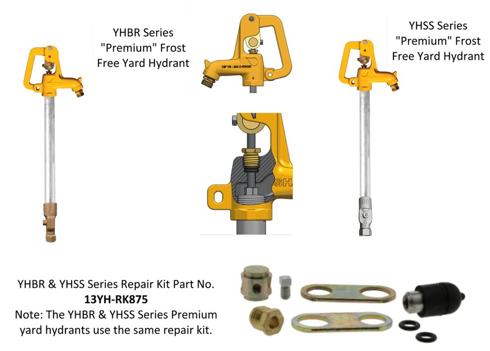 Which repair kit do I need for my frost free yard hydrant?