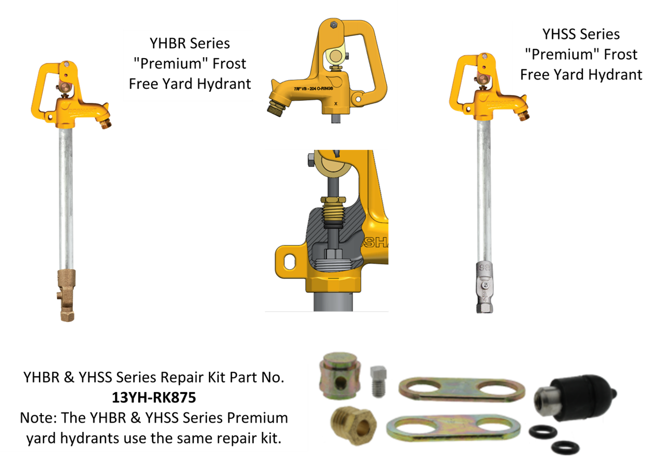 Which repair kit do I need for my frost free yard hydrant?