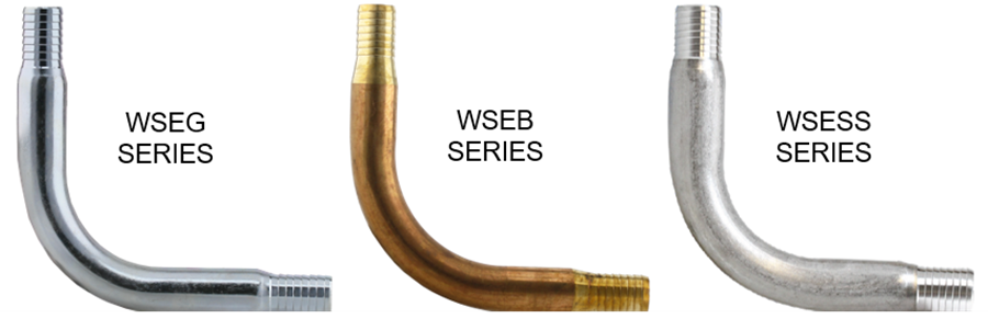 What is a well seal elbow and for what is it used?