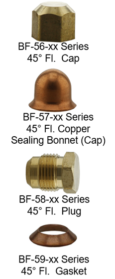 BF Series Brass Flare Fitting Information