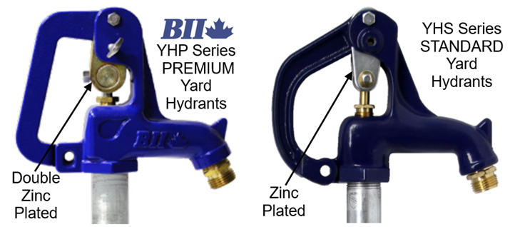 Premium YHP vs. Standard YHS Series Yard Hydrant Comparison