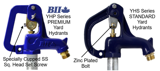 Premium YHP vs. Standard YHS Series Yard Hydrant Comparison