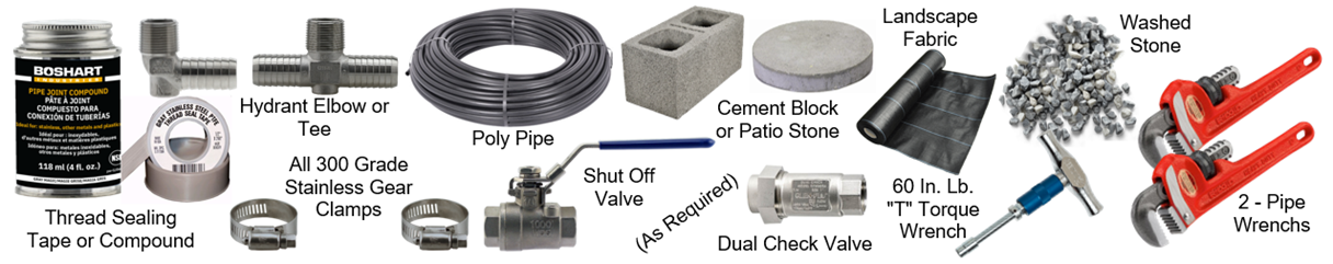 How do I install a Boshart YHSS series yard hydrant?