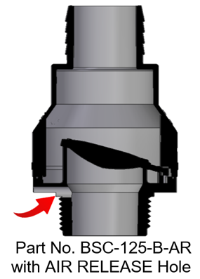 What is a sump pump weep hole?