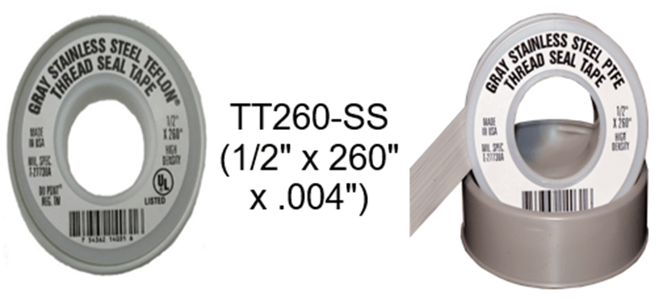 Making a Leak Proof Stainless Steel Threaded Connection