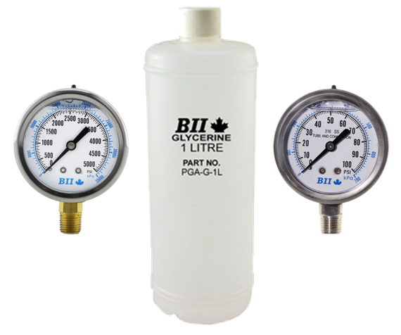 What is the operating temperature of glycerine?