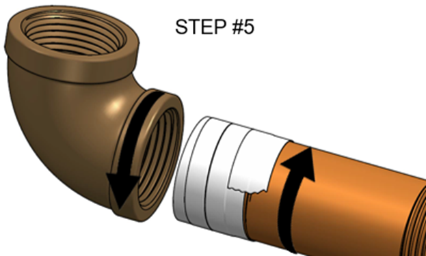 How to Apply PTFE Thread Seal Tape